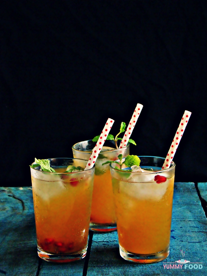 Best Mango Honey Iced Tea Recipe | Quick & Easy - Yummy Food